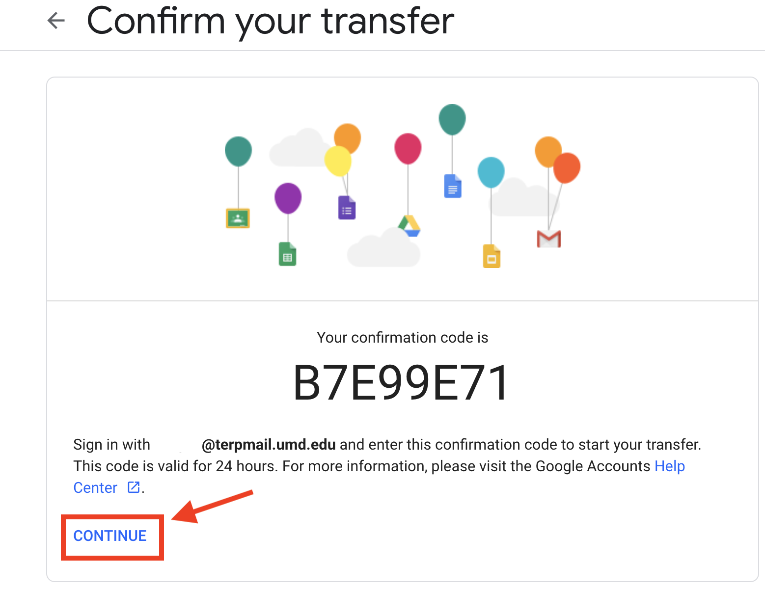 Transfer content from your Terpmail to a personal Google account - IT ...