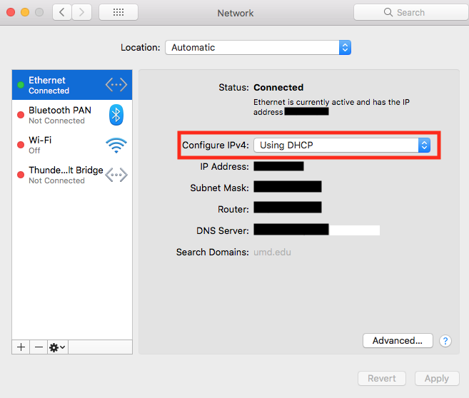 Configure An Office Ethernet Connection For Mac Os Sierra And Above 6454